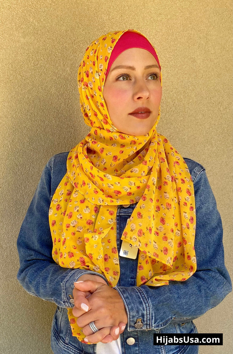 Sweet Meadows Chiffons Shawls – Hijabs USA