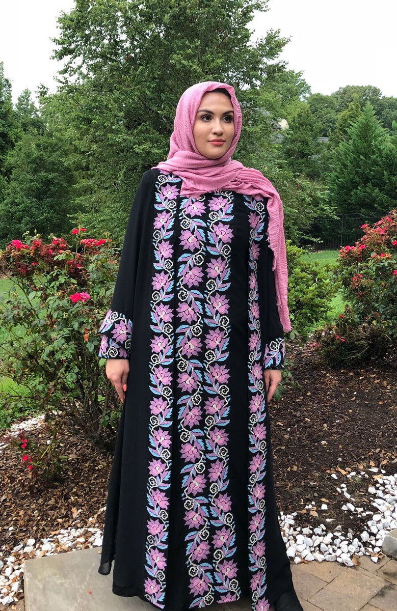 Maya Abaya(black/pink) – Hijabs USA