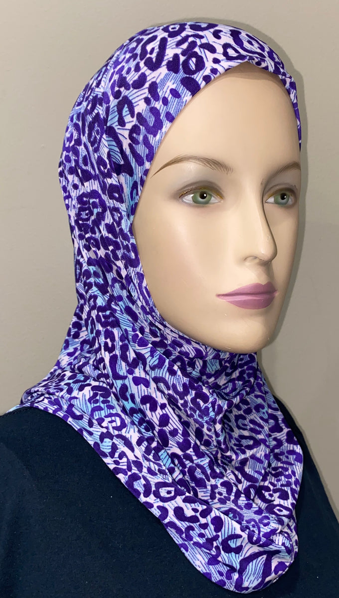 Two Tone Leopard Print – Hijabs USA